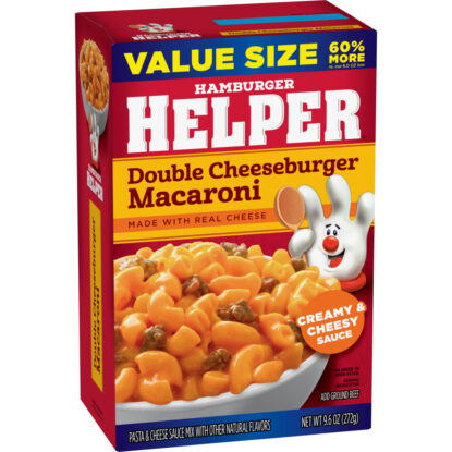 Hamburger Helper, Double Cheeseburger Macaroni, Value Size